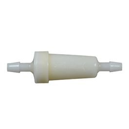 Small Plastic Inline Filter | 1/8" Hose Barb - 10 Micron (Acetal Housing)